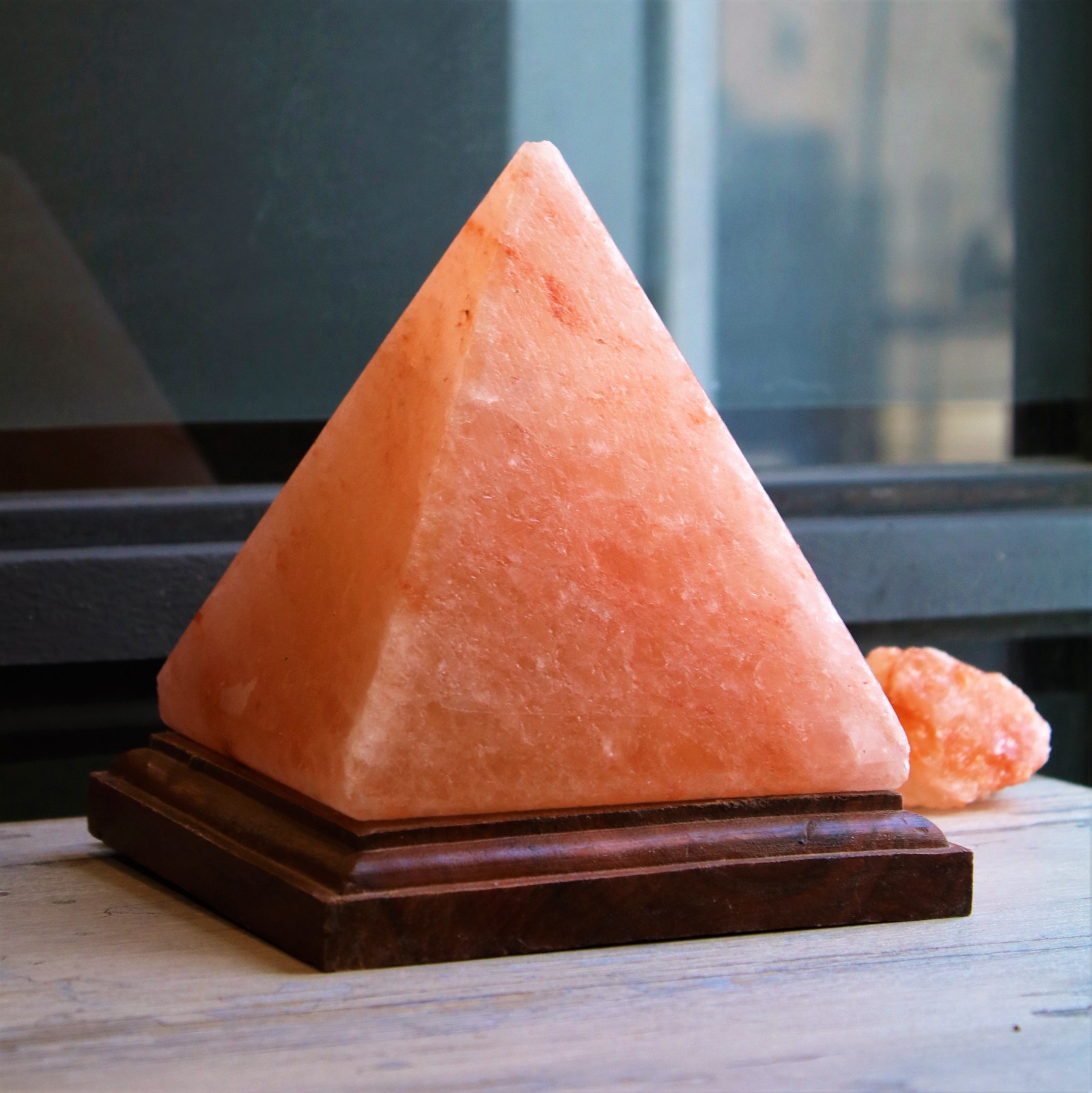Himalayan Salt Pyramid Lamp – Healiv.pk